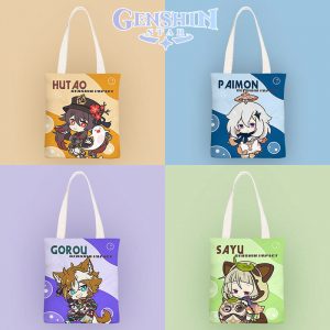 Genshin Impact Bags Large Capacity Shoulder Bags - Paimon