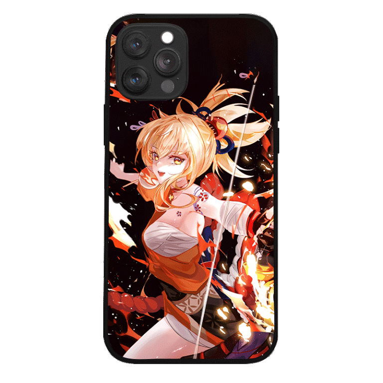Genshin Impact Led Phone Case Yoimiya Genshin Star
