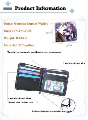 Genshin Impact Lovely Zhongli Wallet/Purse/Cardholder | Genshin Star
